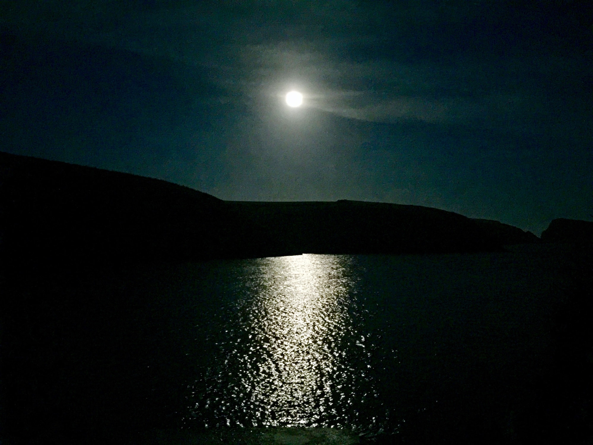 A rare Blue Supermoon